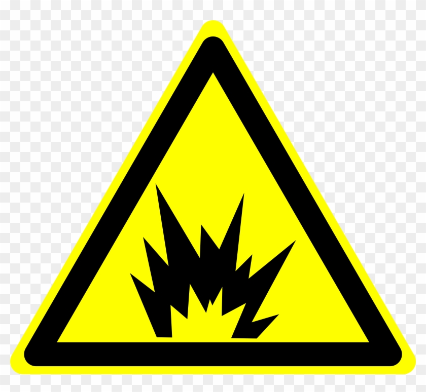 Animated Explosion Clip Art Clipart - Fire And Explosion Hazard - Full ...