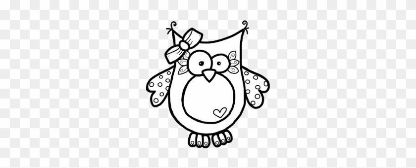 Cre8tive Hands - Melonheadz Black And White Owl - Full Size PNG Clipart ...