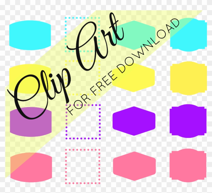 Pastel Labels Clip Art For Free Download - Love Arrives By Johnnie ...