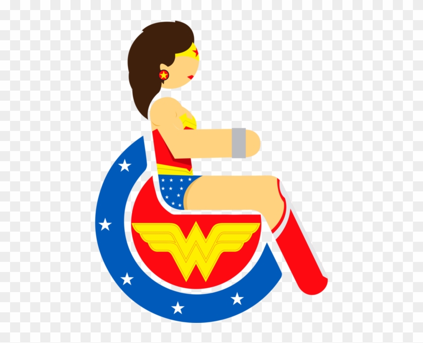 Adaptive Wonder Woman - Handicap Wonder Woman - Full Size PNG Clipart ...