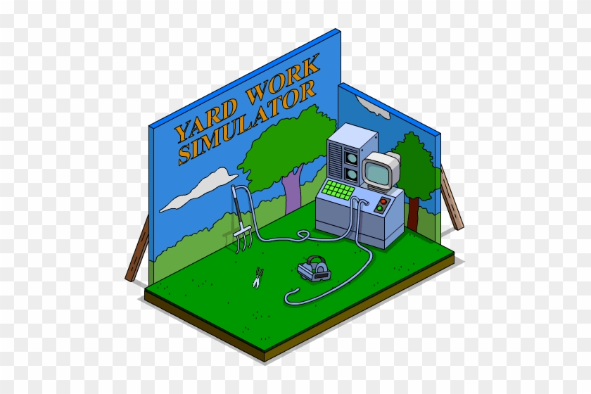Yard Work Simulator Menu - Yard Work Simulator Simpsons - Full Size PNG ...