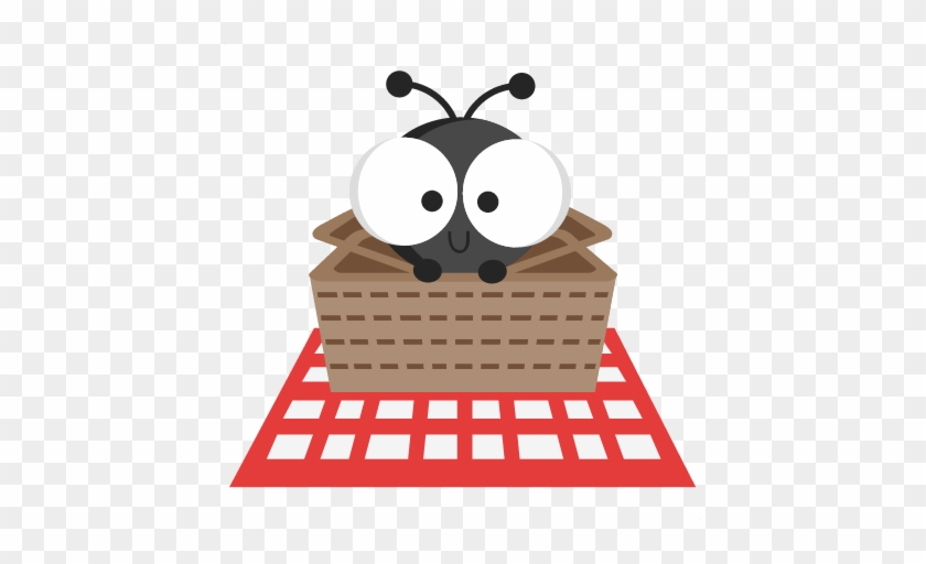 Ant In Picnic Basket Svg Cutting Files Ant Svg Cuts - Cute Picnic Clip ...