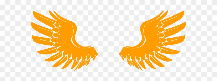 Orange Hawk Wings Clip Art At Clker - Orange Hawk Wings Clip Art At ...