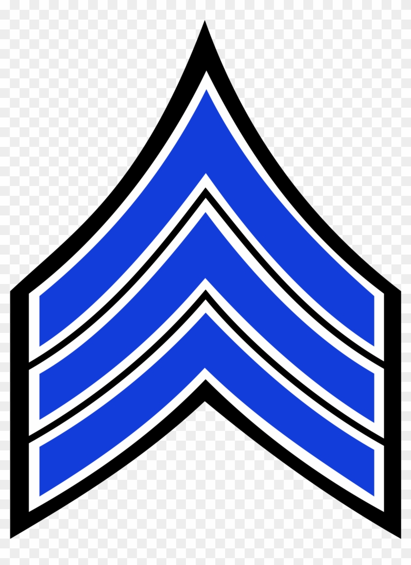 Nypd Sergeant Stripes - Sergeant Stripes - Full Size PNG Clipart Images ...