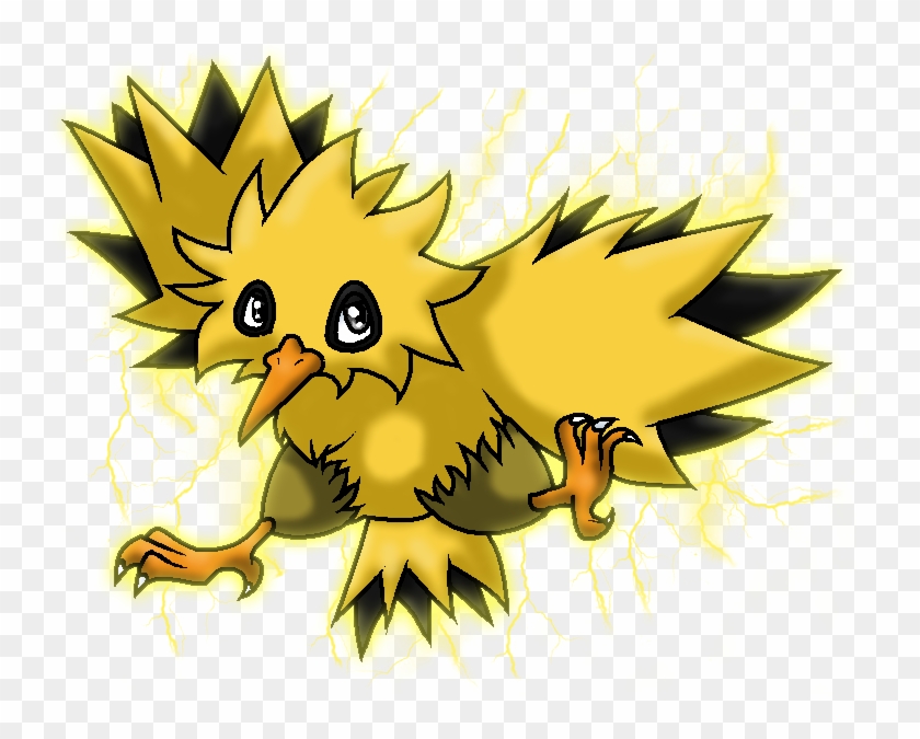 Chibi Zapdos By Awwesomesoph - Cartoon - Free Transparent PNG Clipart ...