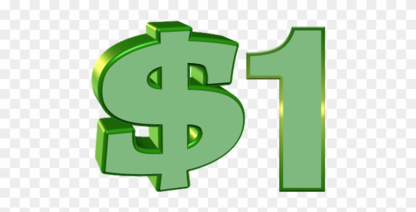 $1 Dollar Quick Advertising - Dollar Sign - Full Size PNG Clipart ...