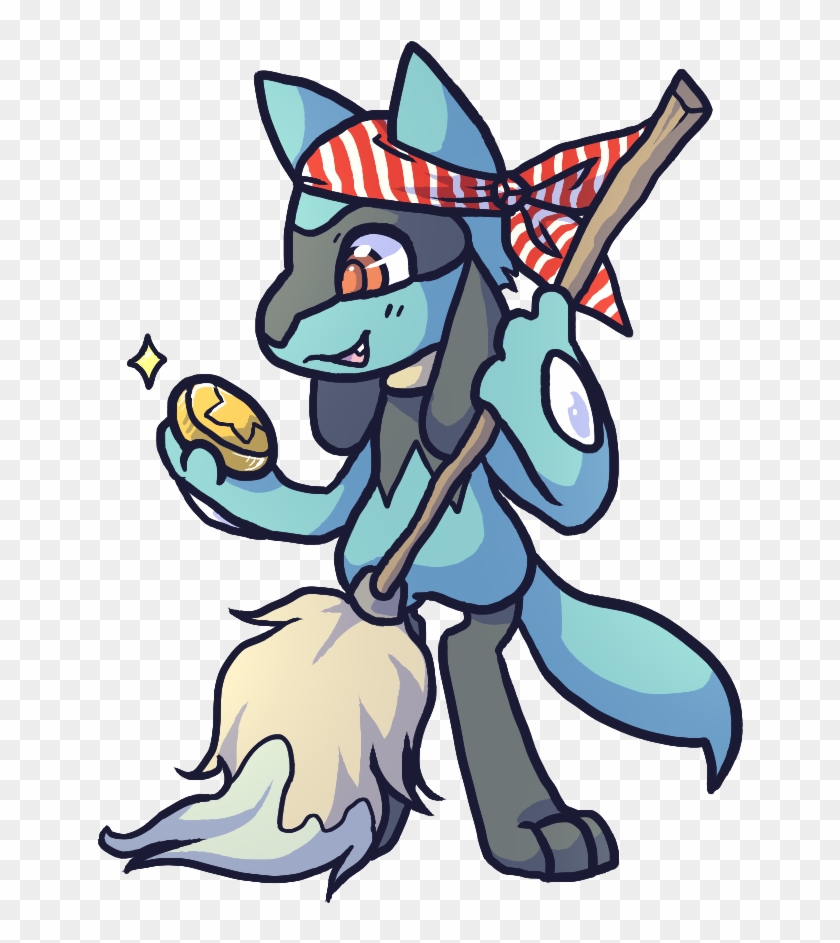 Pirate Riolu By Spashai - Cartoon - Free Transparent PNG Clipart Images ...