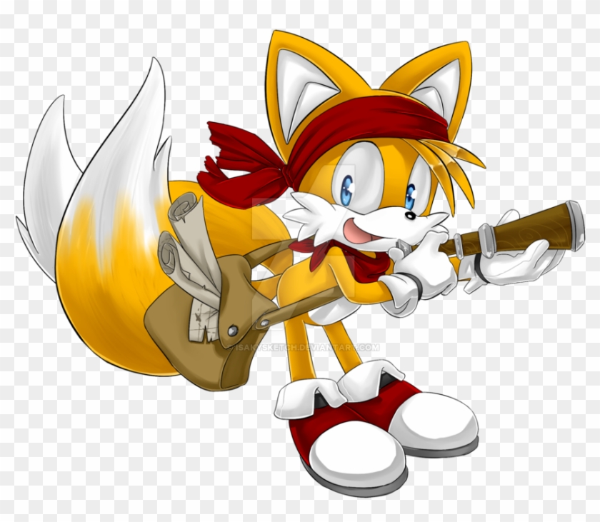Tails Pirate By Isakysketch - Tails The Fox Pirate - Full Size PNG ...