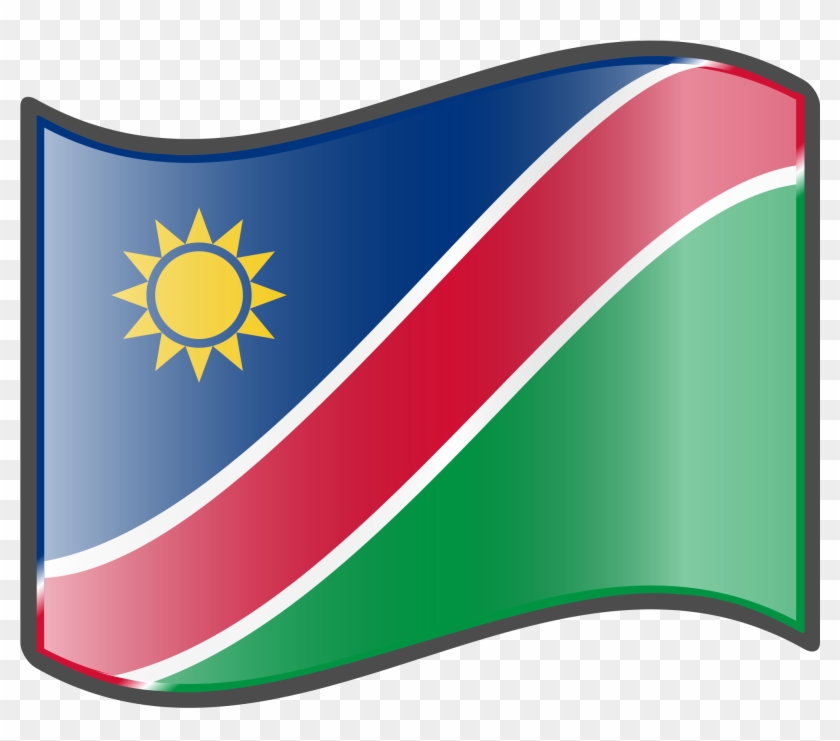 Flag Clipart Namibian - Flag Of Namibia - Full Size PNG Clipart Images ...
