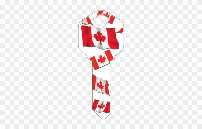 Happy Keys- Canadian Flag Key - Canada Flag - Full Size PNG Clipart ...