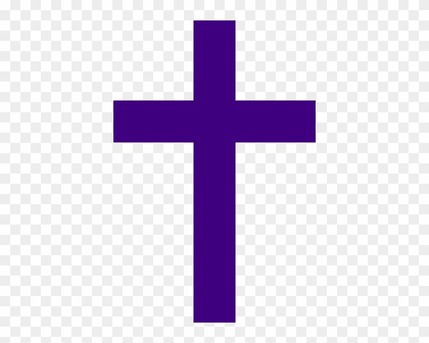 Purple Cross - Full Size PNG Clipart Images Download