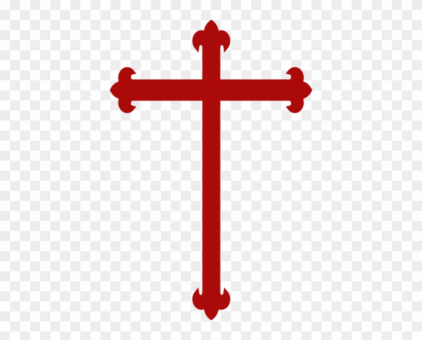 Dark Red Cross Clipart - Full Size PNG Clipart Images Download
