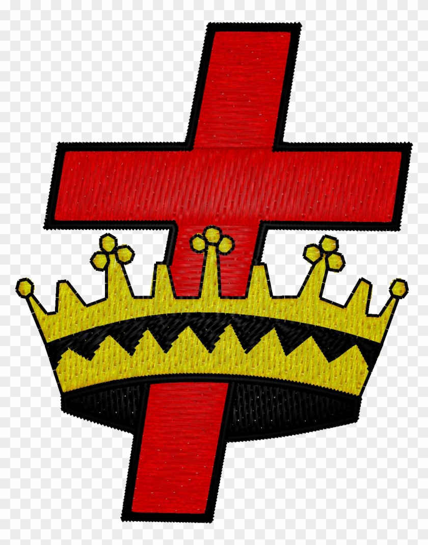 Cross & Crown - Red Cross With Crown - Full Size PNG Clipart Images ...