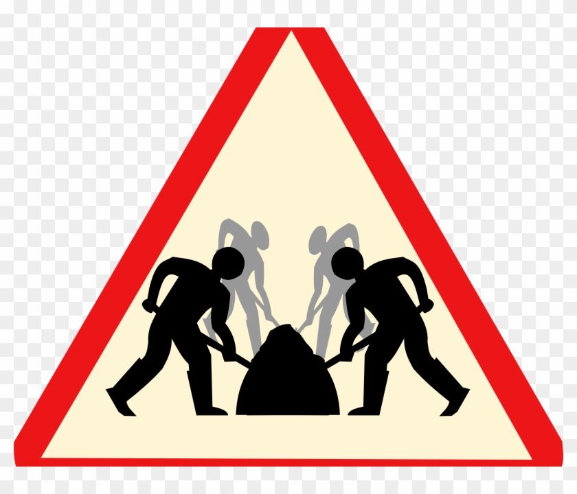 Man Up, Man Down - Men At Work Sign - Full Size PNG Clipart Images Download