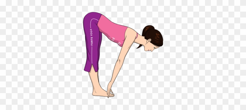 Standing Half Forward Bend Yoga Pose - Standing Half Forward Bend ...