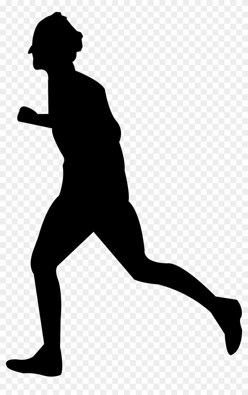 Running - Person Running Silhouette Transparent - Full Size PNG Clipart ...