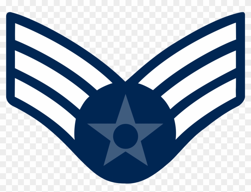 E4 Usaf Sam 1976-1991 - Air Force Senior Airman Rank - Full Size PNG ...
