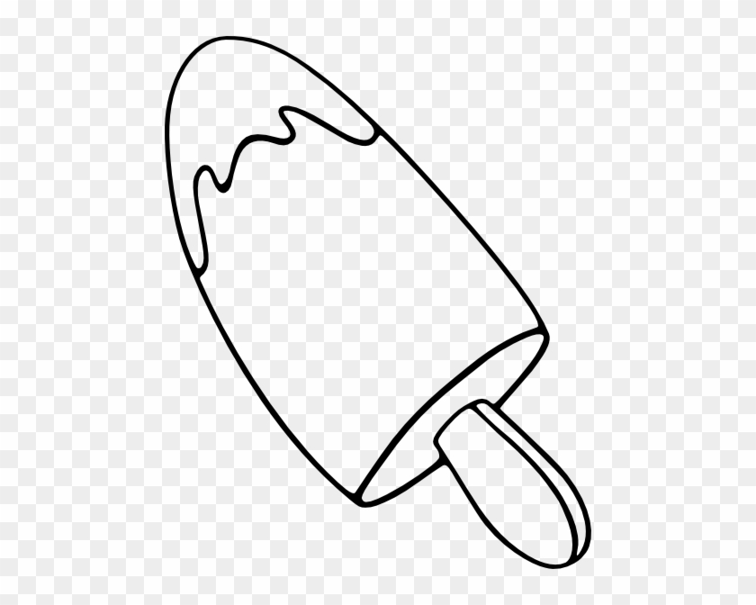 Outline Of Ice Candy - Full Size PNG Clipart Images Download