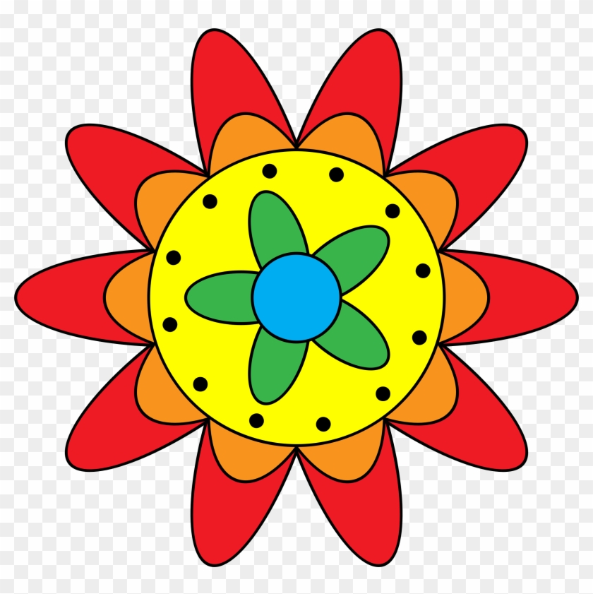 Free Flower A2 Free Triple Flower Doodle - Flower - Full Size PNG ...