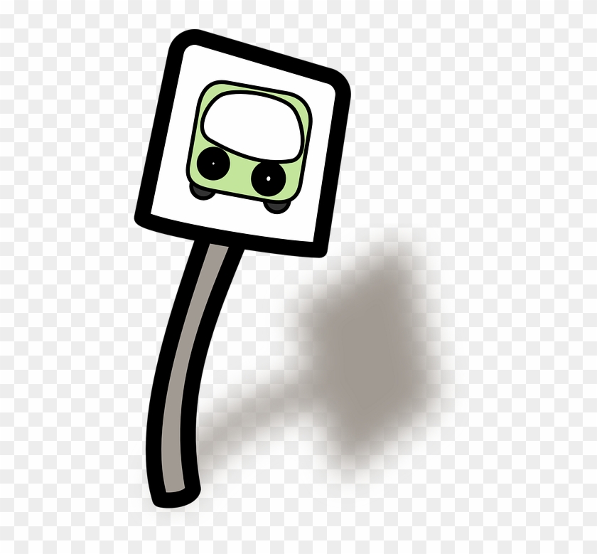 Bus Stop, Bus, Road Sign, Roadsign - Bus Stop Clip Art - Full Size PNG ...