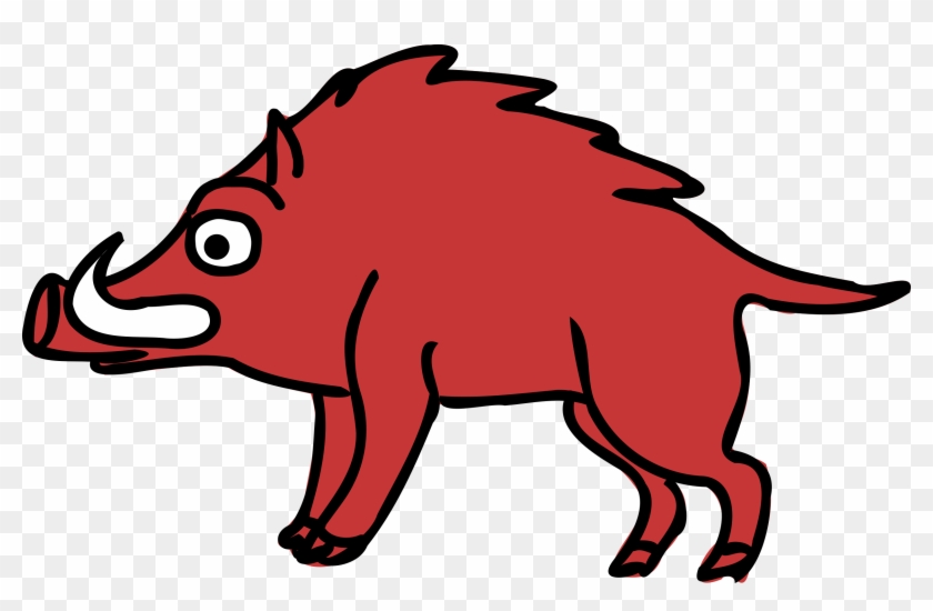 Tier Wildschwein Cartoon Doodle Wildschwei - Boar Clipart - Full Size ...