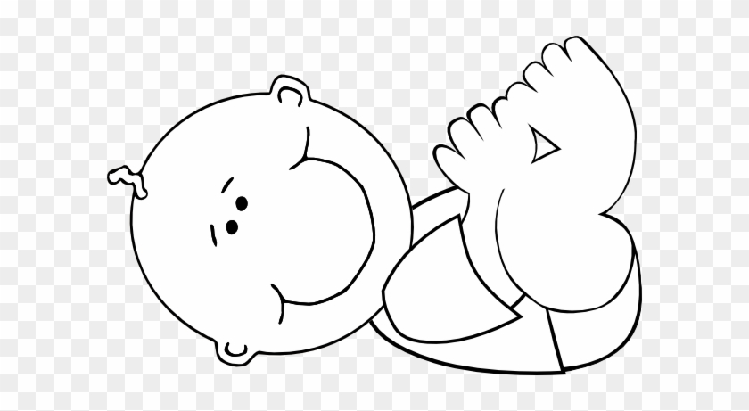 Baby Outline Clip Art - Baby Outline Template - Full Size PNG Clipart ...