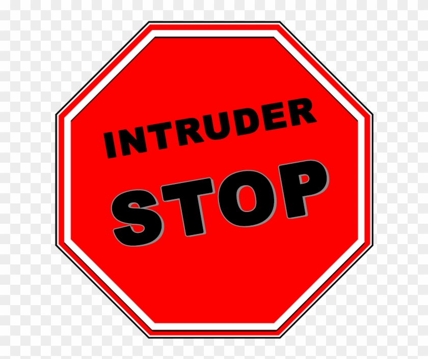 About Intruder Stop - Hit And Run Sign - Full Size PNG Clipart Images ...