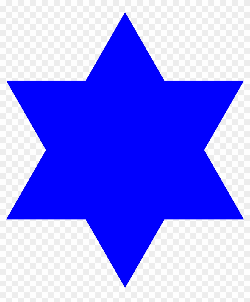 Image Of The Star Of David - Blue Star Of David - Full Size PNG Clipart ...