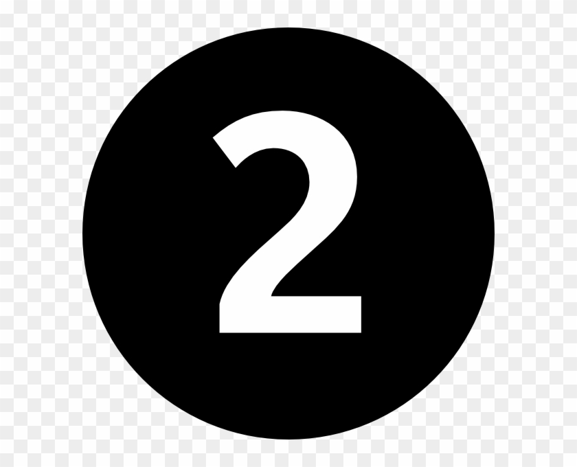 Number 2 In Circle - Full Size PNG Clipart Images Download