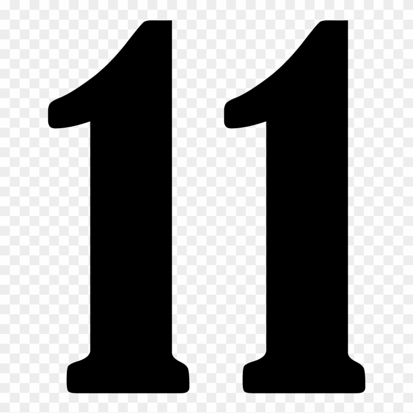 Clipart Of Number 11 - Clipart Of Number 11 - Full Size PNG Clipart ...