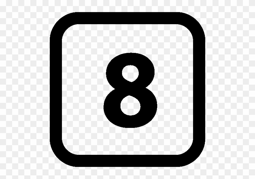 Pixel - Number 8 Icon Png - Full Size PNG Clipart Images Download