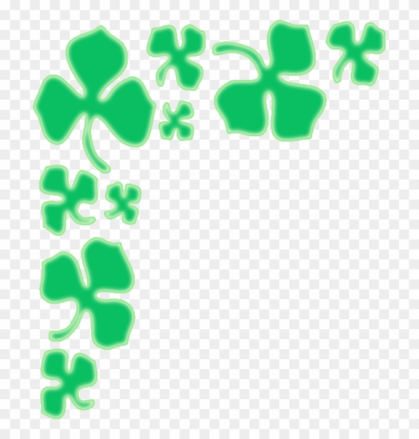 Shamrock Corner Cliparts - Cross - Full Size PNG Clipart Images Download