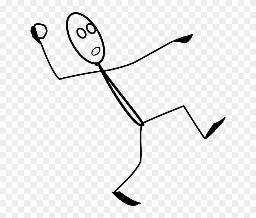 Throwing, Stone, Cast, Launching, Man, Stick-man - Throwing A Stone ...