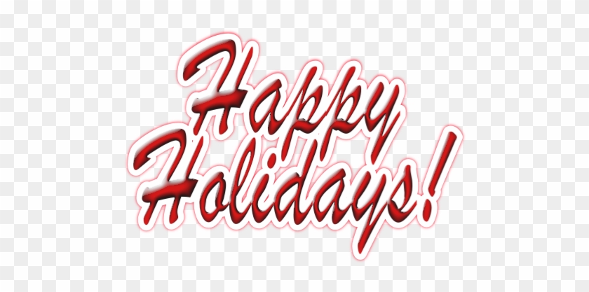 Happy Holidays Transparent Png Image - Transparent Happy Holidays ...
