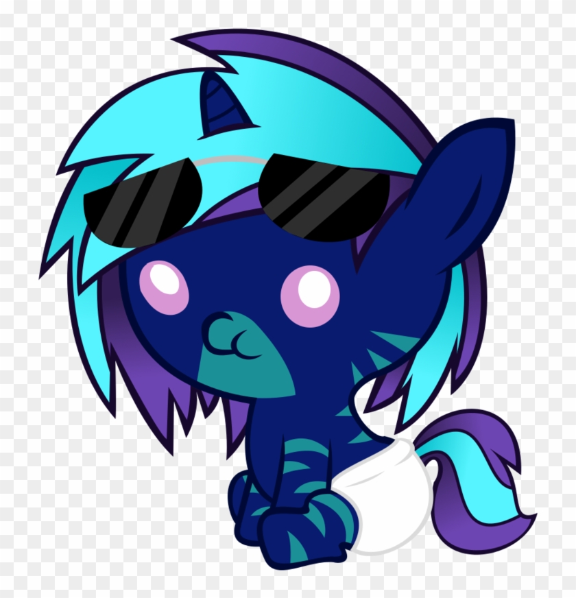 Fanmade Blue Shuffle Baby - Cartoon - Free Transparent PNG Clipart ...