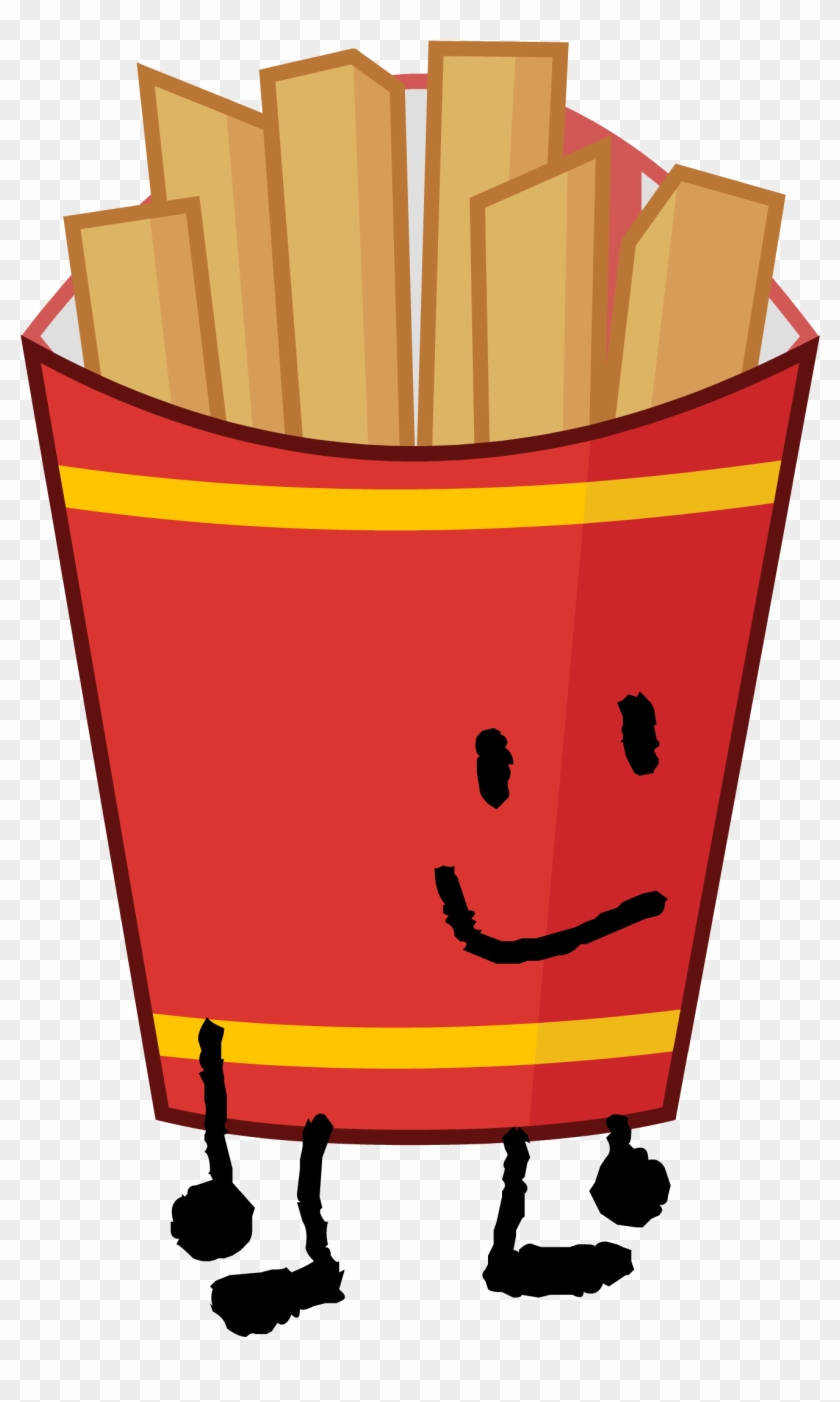Fries - Bfdi Characters - Full Size PNG Clipart Images Download