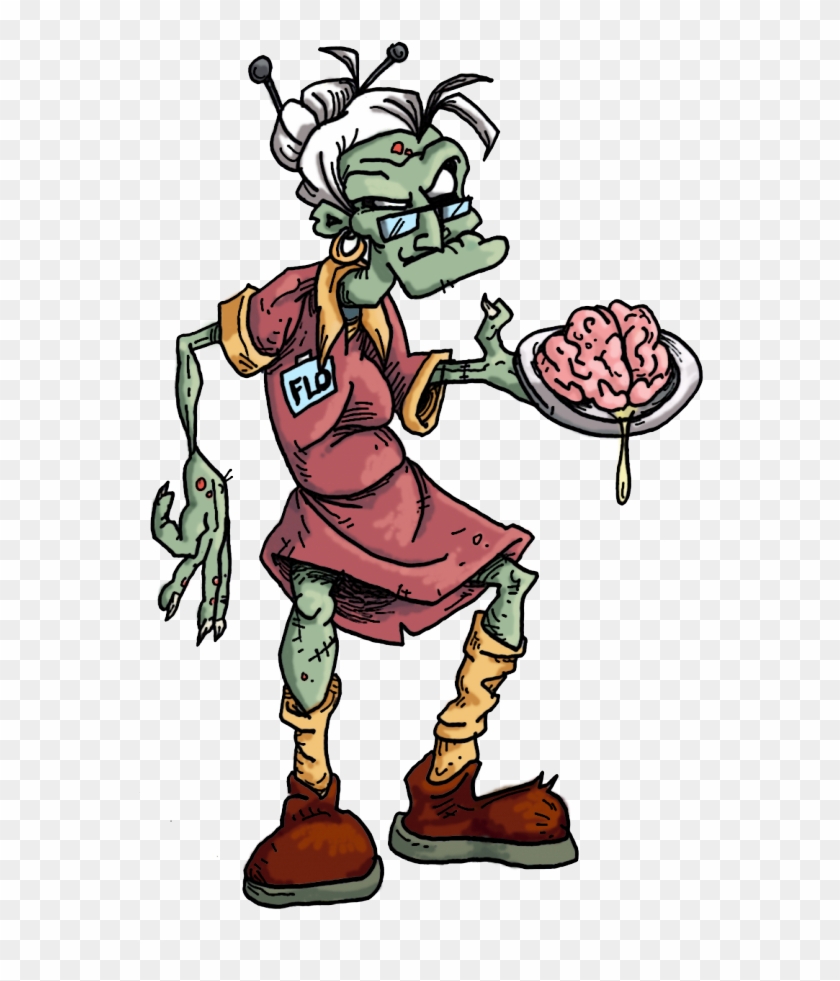 Granny Zombie Flo By Michael Duggan By Trailerparkzombie - Brains... Is ...