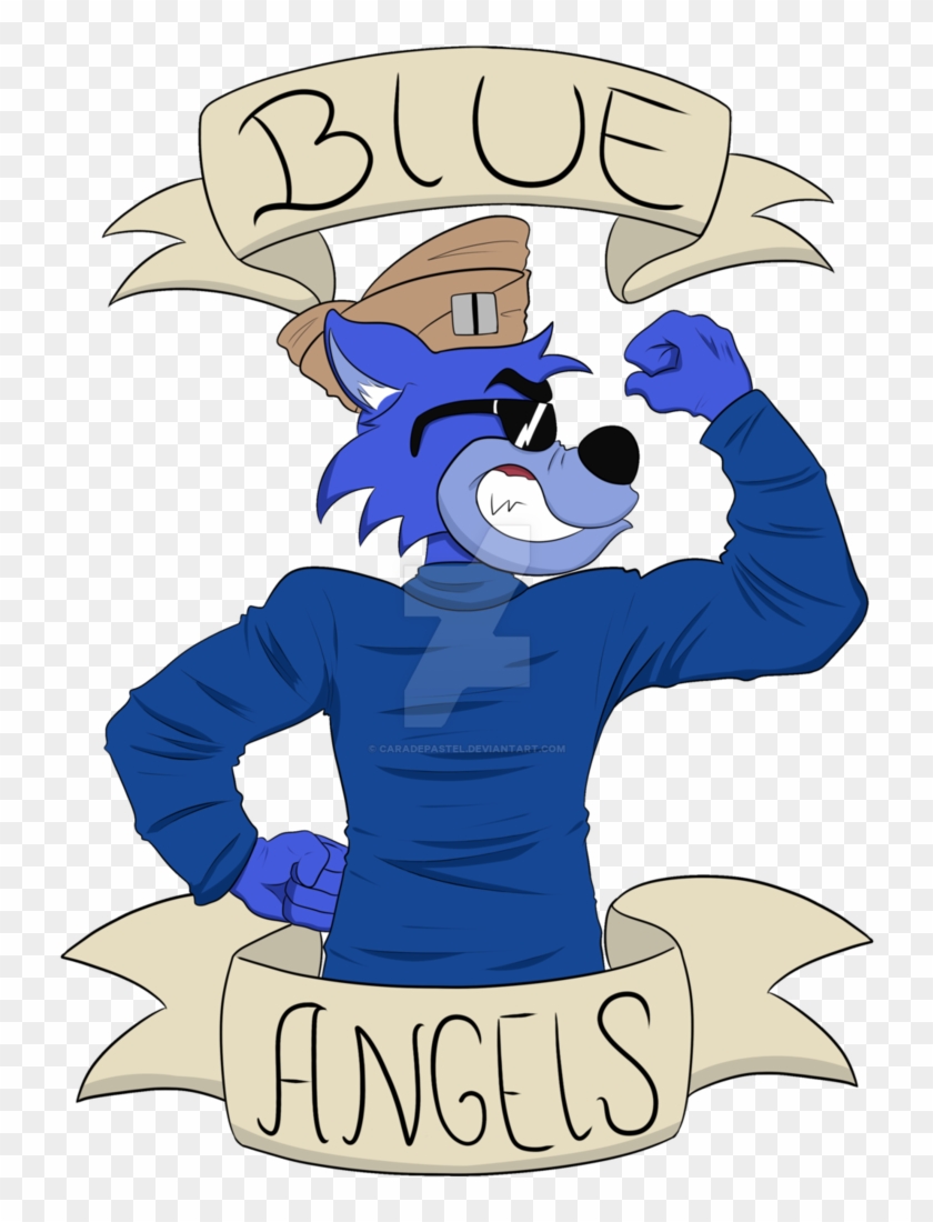 Blue Angels By Caradepastel - Cartoon - Full Size PNG Clipart Images ...