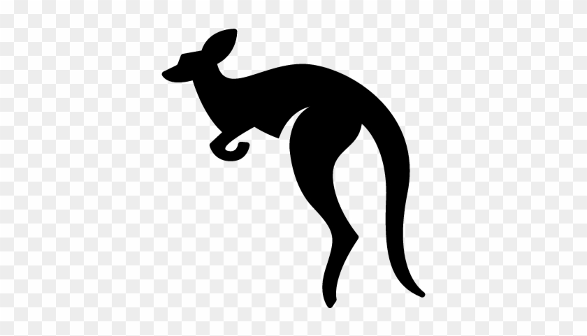 Australian Kangaroo Vector - Kangaroo Icon - Full Size PNG Clipart ...