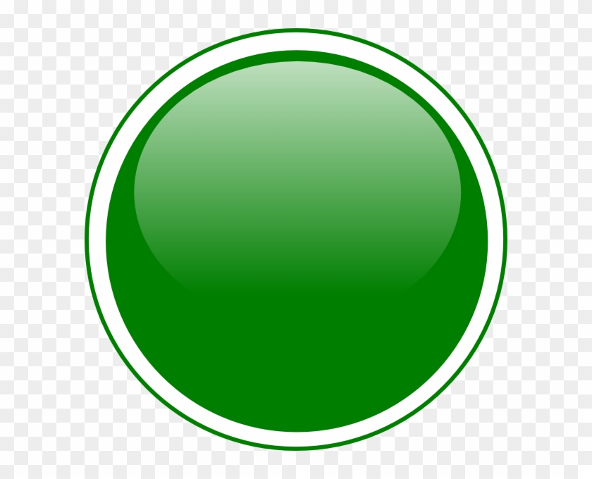 Green Round Button Png - Full Size PNG Clipart Images Download