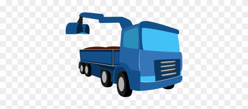 Blue Grab Lorry Link - Grab Truck Clip Art - Full Size PNG Clipart ...
