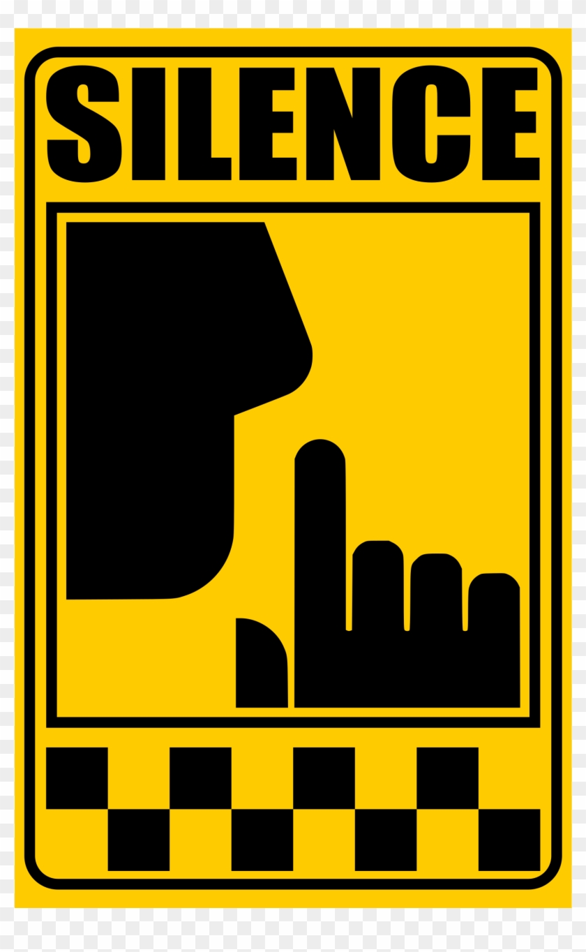 Signal Of Silence Sign Vector Clipart Image - Silence Signal - Full ...