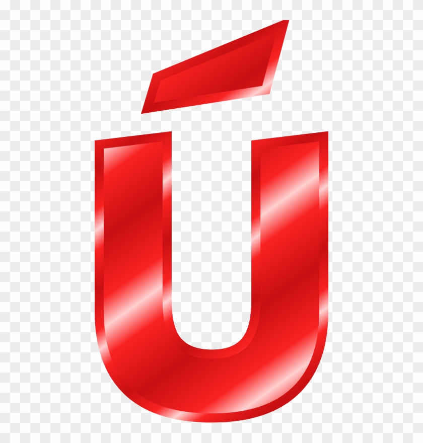 Big Red Letter U - Full Size PNG Clipart Images Download