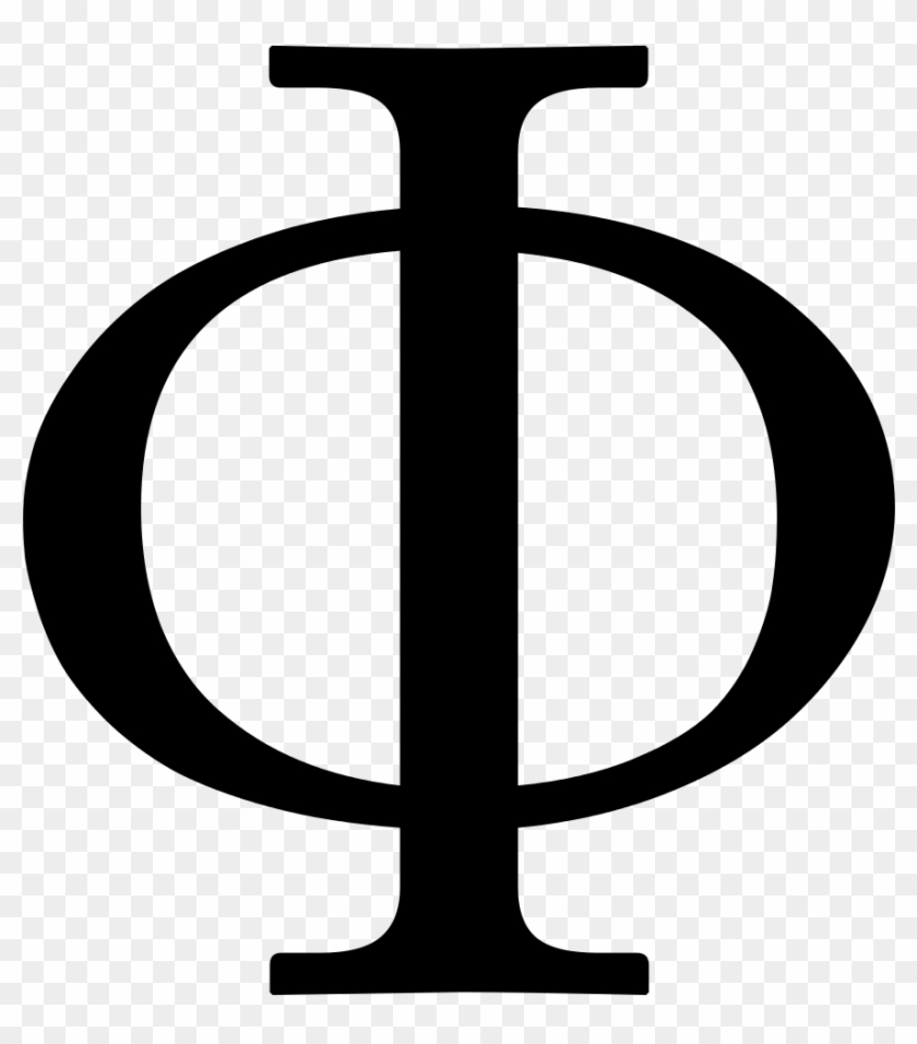 Greek Letter Uppercase Phi - Phi Letter - Full Size PNG Clipart Images ...