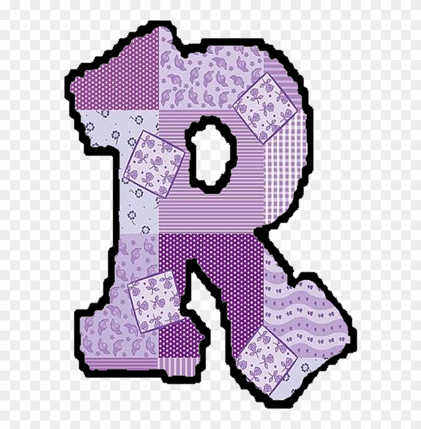 Clip Art - Abecedario Patchwork - Full Size PNG Clipart Images Download