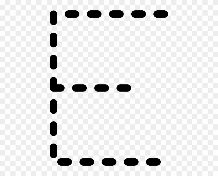 Alphabet Tracing Letter E Clip Art At Clker - Letter E To Trace - Full ...