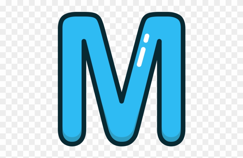 Blue Letter M Blue Letter M Alphabet Letters Icon Plant - Letter M Icon ...