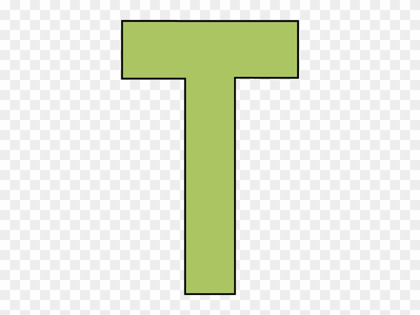 Green Letter T Clip Art Image Large Green Capital Letter - T Clipart ...