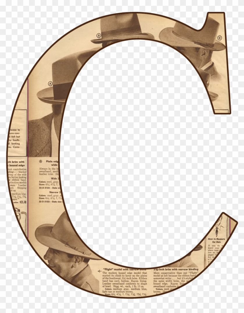 Letter C Png - Scrap Book Letter R - Full Size PNG Clipart Images Download