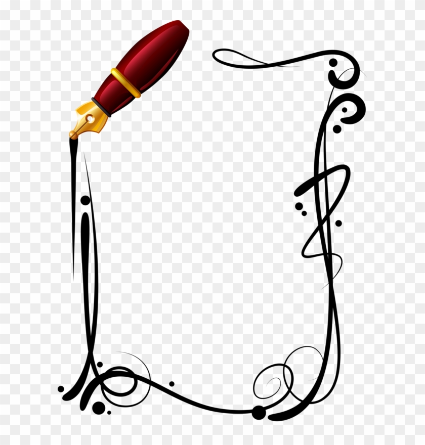 Фото, Автор Soloveika На Яндекс - Pen Border Clip Art - Full Size PNG Clipart Images Download